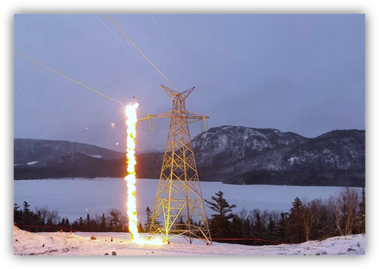 High Voltage DC Line Fault Testing –AeroVision Canada